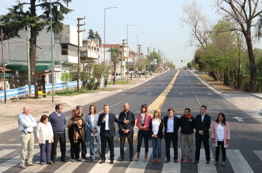 Inauguraron la renovación de la Ruta 8